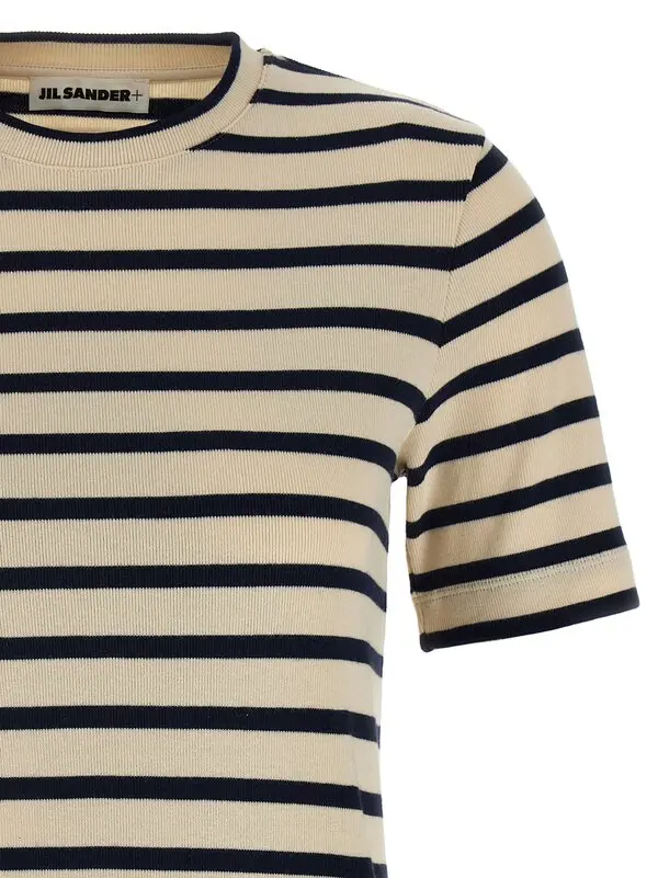 JIL SANDER Striped Jersey T-shirt