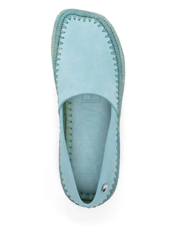 Loewe Rio Suede Espadrilles - Clear Blue
