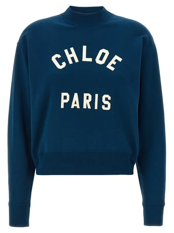 Chloé Logo Sweatshirt - Blue