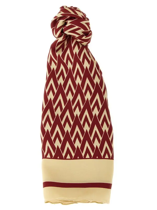 Valentino Garavani Toute La V' Scarf - Bordeaux