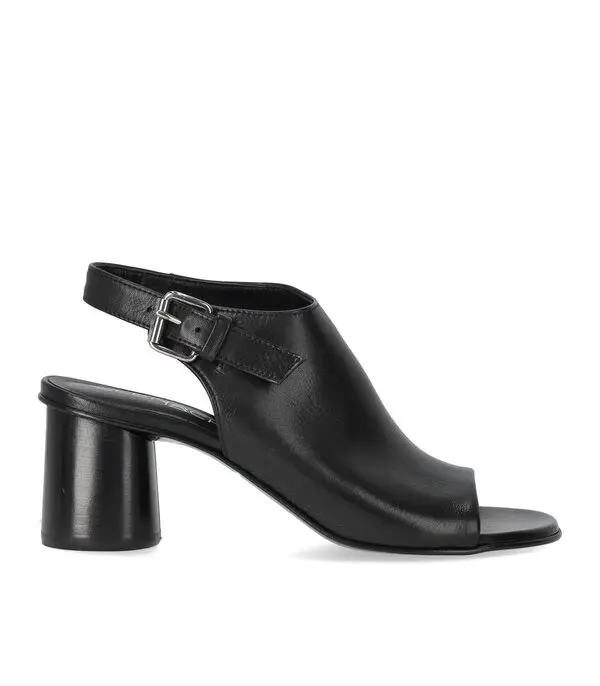Elena Iachi Heeled Leather Sandals