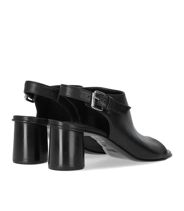 Elena Iachi Heeled Leather Sandals
