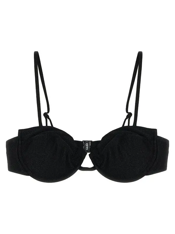 MC2 SAINT BARTH Salina Bikini Top - Black