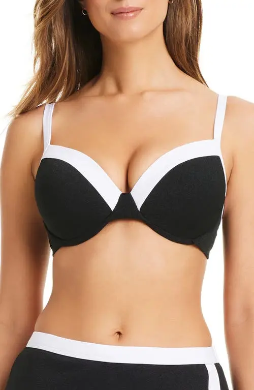BLEU BY ROD BEATTIE Underwire Bikini Top - Black