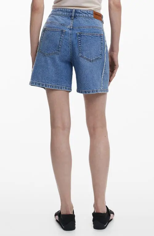 Desigual Stretch Denim Shorts