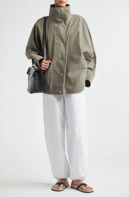 TOTEME Water Repellent Parachute Jacket - Clove
