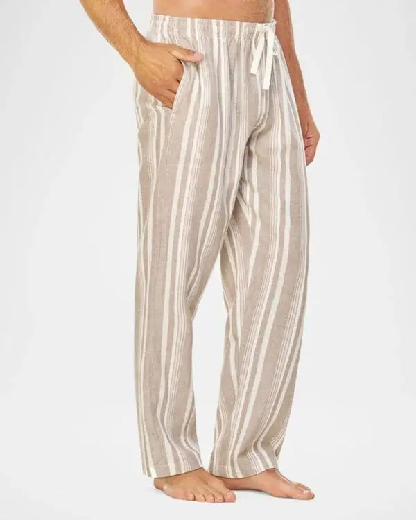 Majestic International Apos;s Summer Woven Stripe Lounge Pants - Multi