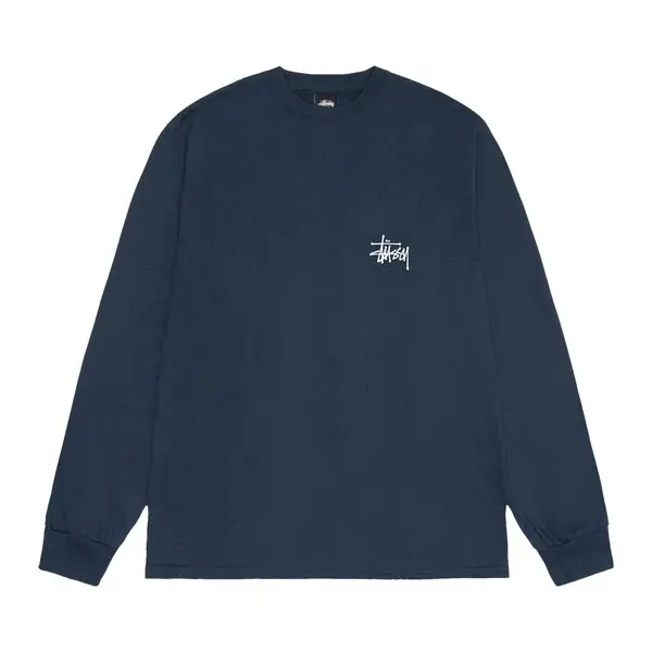 StÜssy Basic Long-sleeve Tee - Blue