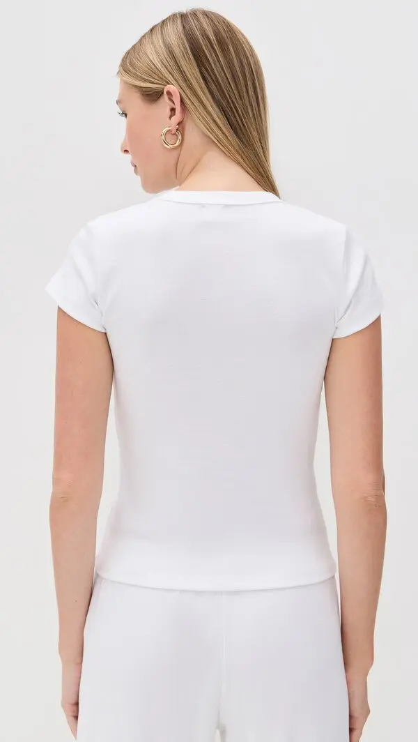 LESET Nando Slim Fit Tee - White