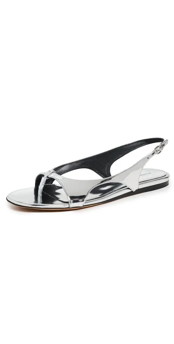 Proenza Schouler Slash Flat Thong Sandals