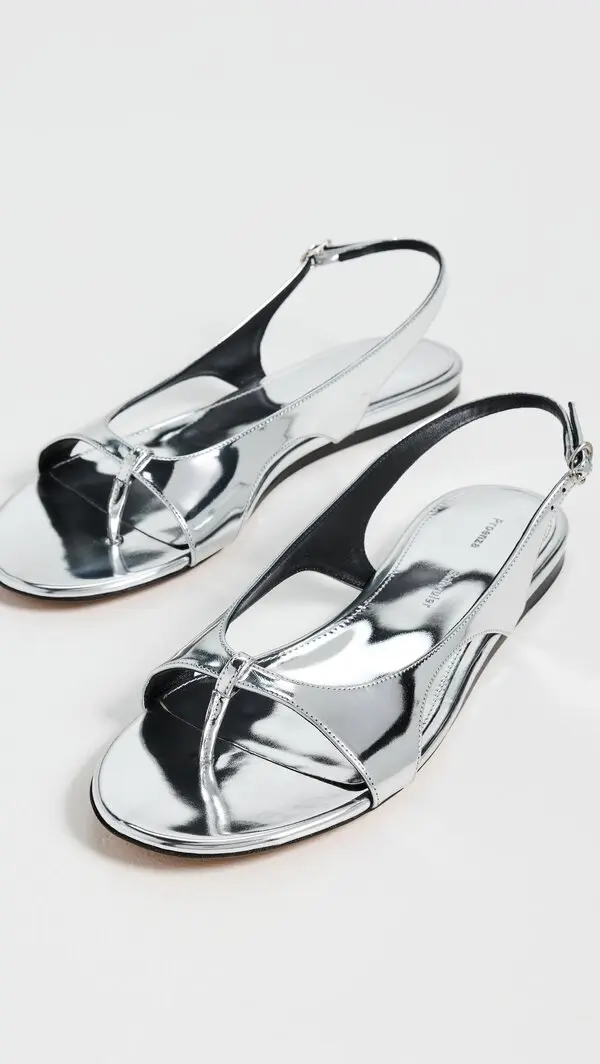Proenza Schouler Slash Flat Thong Sandals