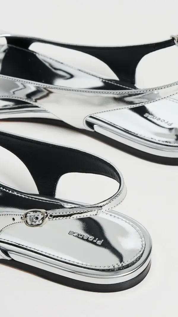 Proenza Schouler Slash Flat Thong Sandals