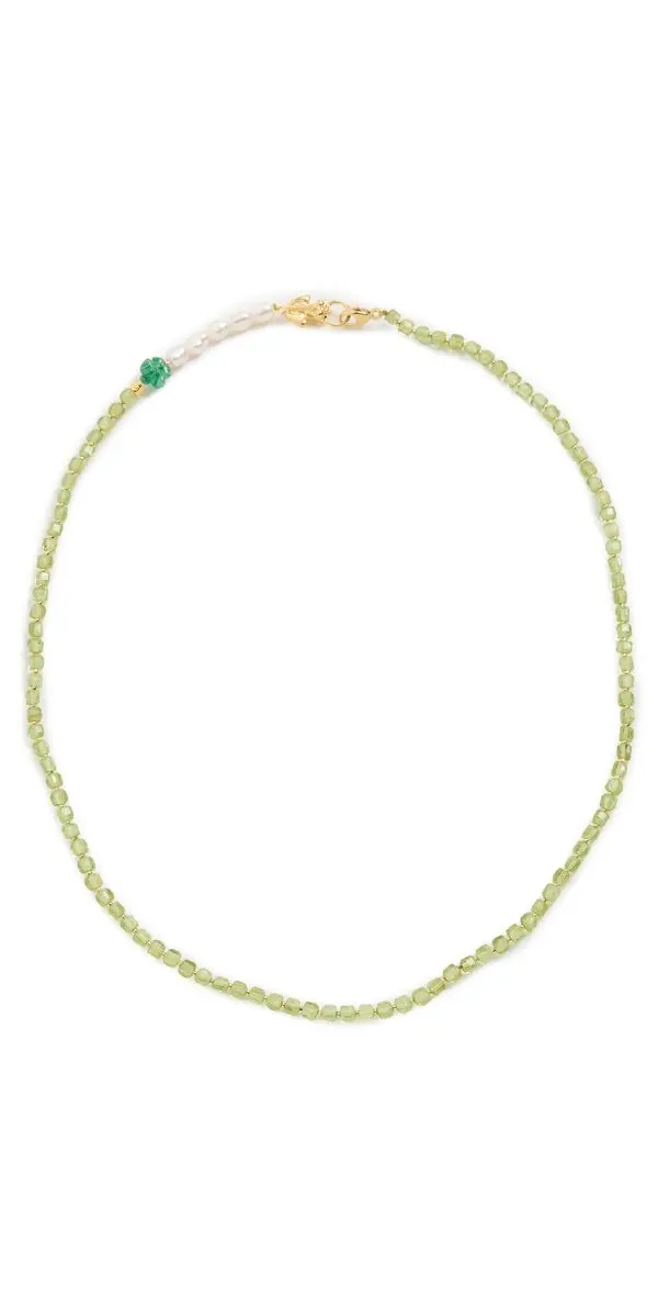Chan Luu Lottie Necklace - Peridot Mix