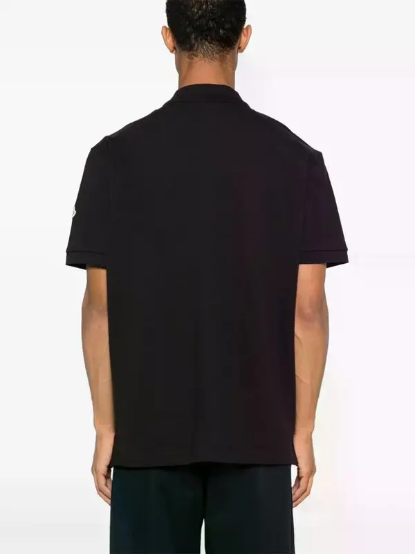 Moncler M-embroidered Polo Shirt