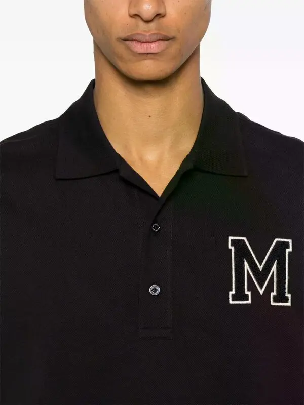 Moncler M-embroidered Polo Shirt