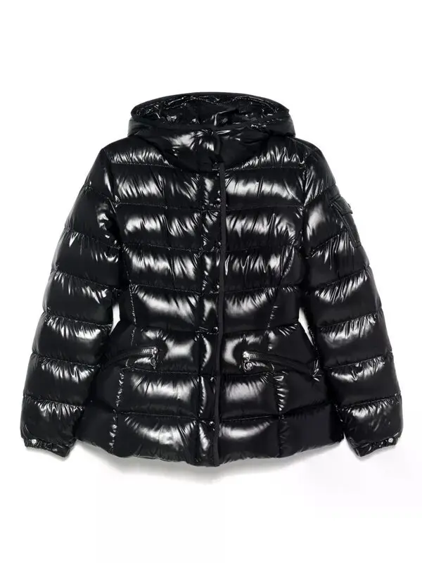 Moncler Hooded Quilted Jacket - Black