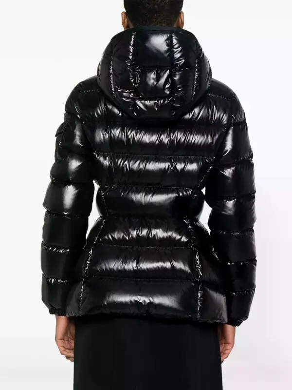 Moncler Hooded Quilted Jacket - Black