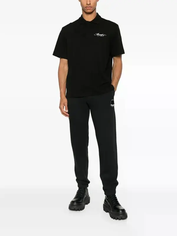 Moncler Logo-embroidered Polo Shirt