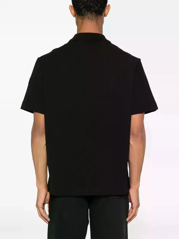 Moncler Logo-embroidered Polo Shirt