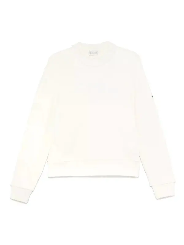 Moncler Crew-neck Sweatshirt - Neutrals