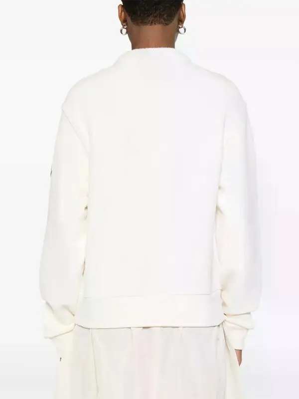 Moncler Crew-neck Sweatshirt - Neutrals
