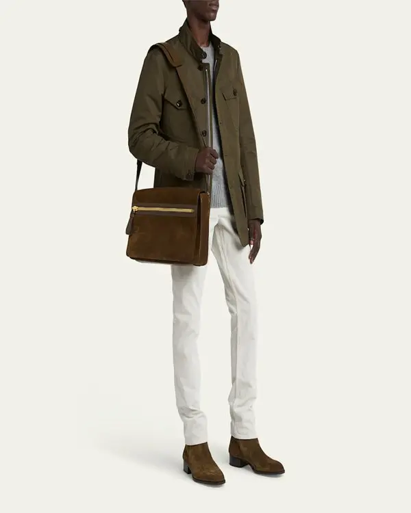 TOM FORD Buckley Large Flap Messenger Bag