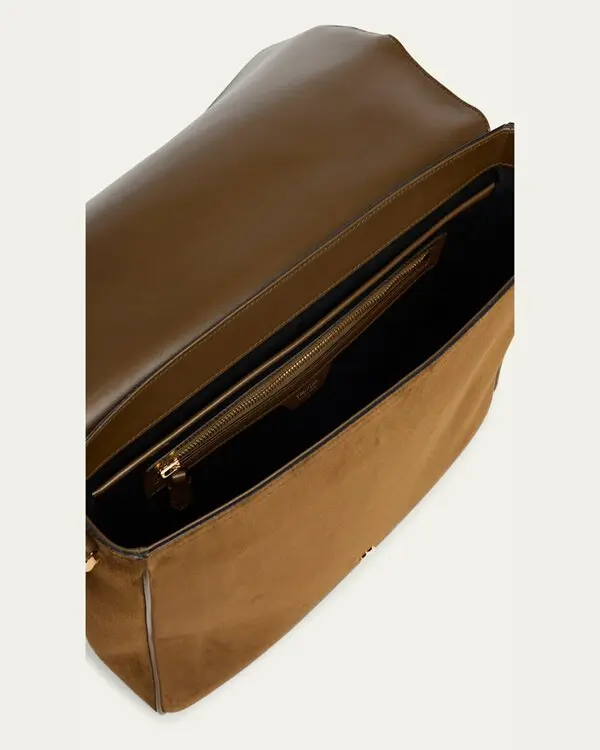 TOM FORD Buckley Large Flap Messenger Bag