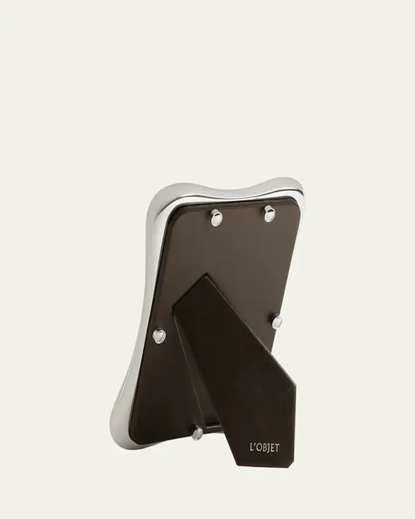 L'Objet Anton Frame, 4" X 6 - Platinum