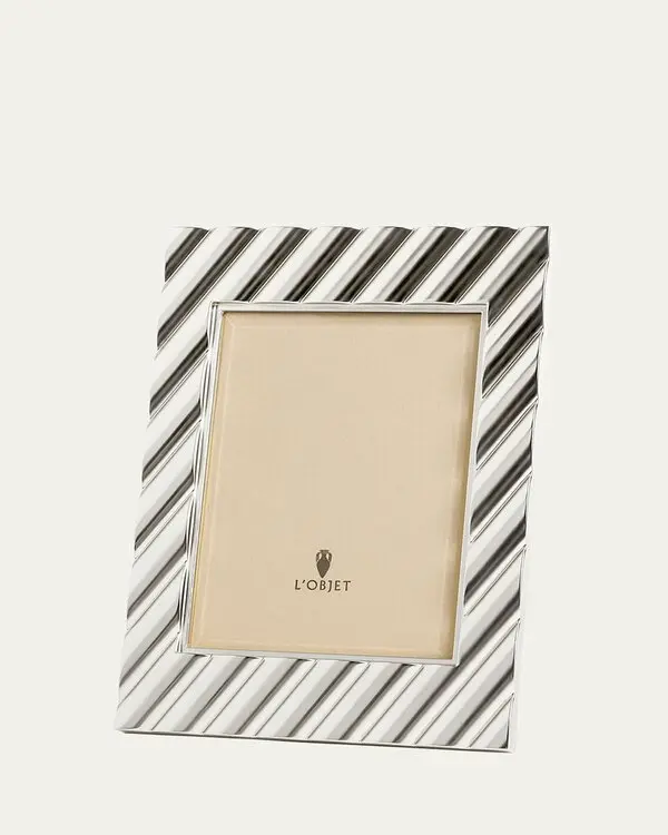 L'Objet Maxime Frame, 5" X 7 - Silver
