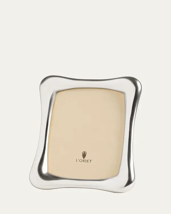 L'Objet Anton Frame, 5" X 7 - Silver