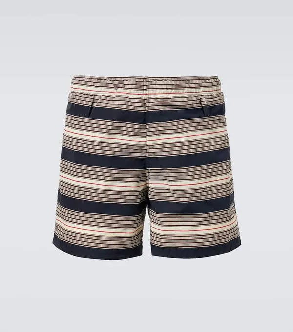 Prada Striped Swim Shorts - Multicoloured