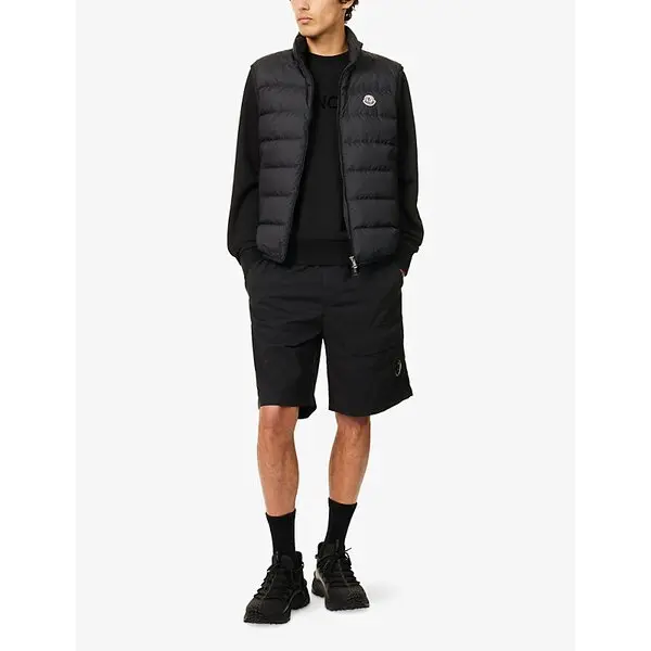 Moncler Shell-down Gilet With Brand Badge