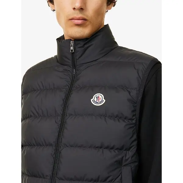 Moncler Shell-down Gilet With Brand Badge