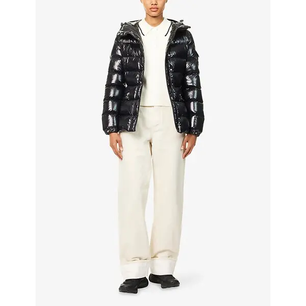 Moncler Barante Hooded Shell-down Jacket - Black