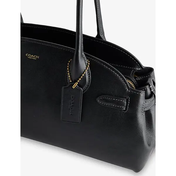 COACH Empire 34 Leather Carryall Bag - Black