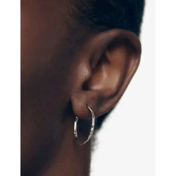 Monica Vinader Siren Muse Medium Hoop Earrings
