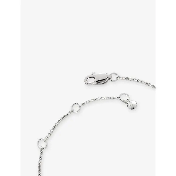 Monica Vinader December Birthstone Turquoise Chain Bracelet - Silver