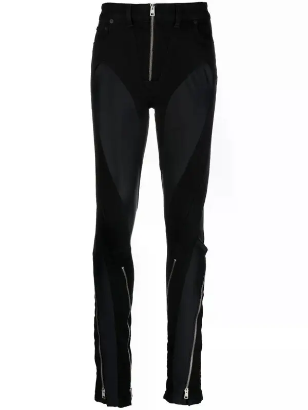 MUGLER Spiral Flared Jeans