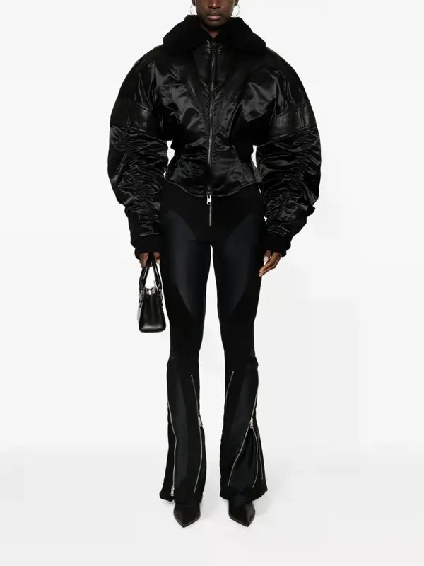 MUGLER Spiral Flared Jeans
