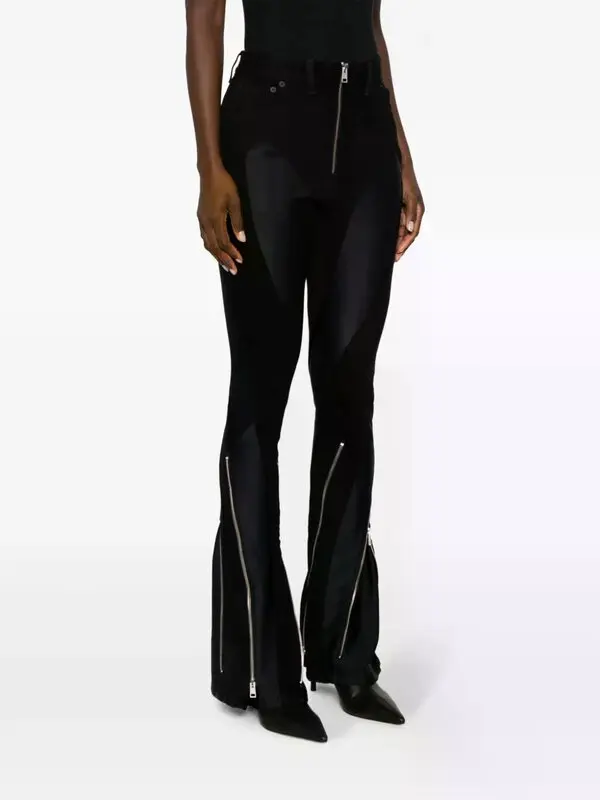 MUGLER Spiral Flared Jeans
