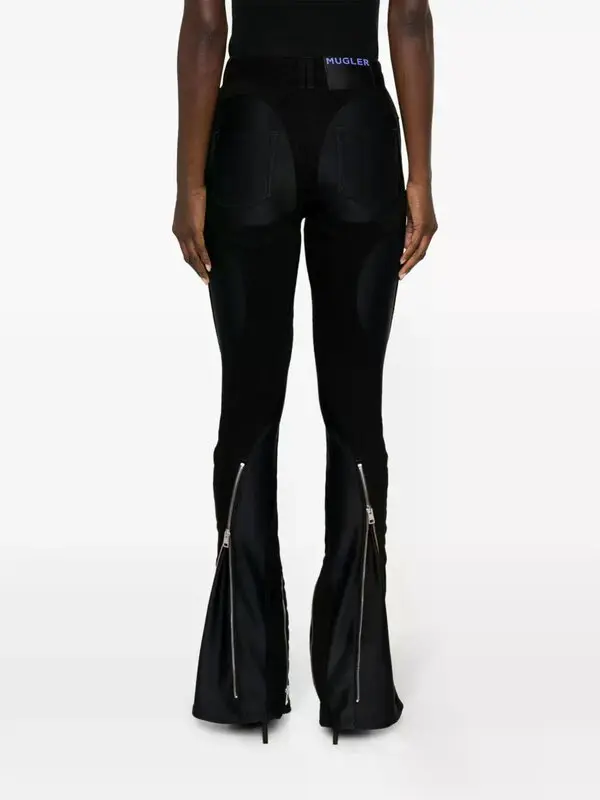 MUGLER Spiral Flared Jeans
