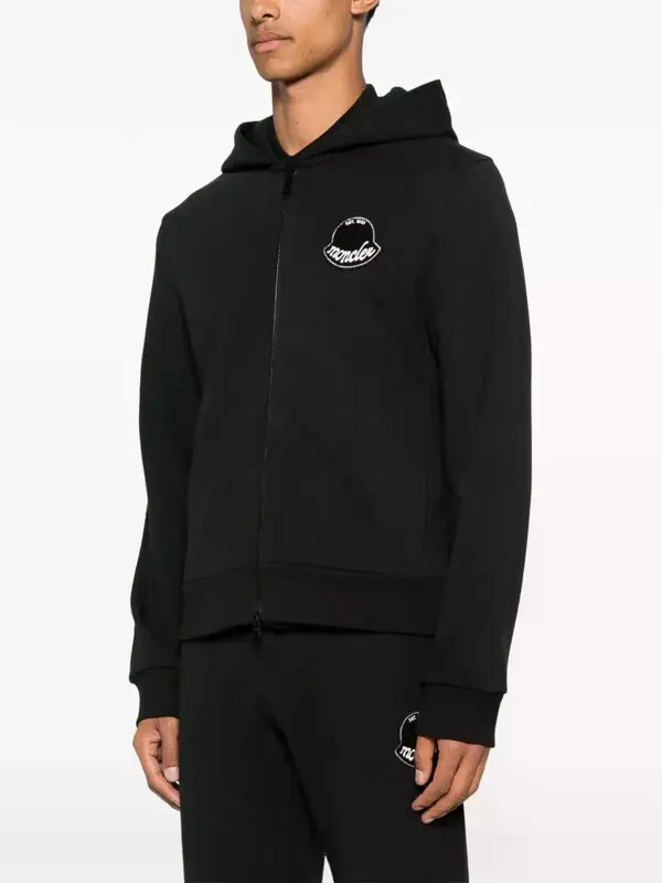 Moncler Zip-up Hoodie - Grey