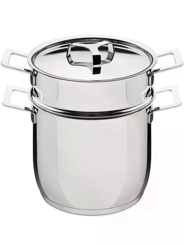 ALESSI Pots&pans Stainless Steel Pasta Set - Silver