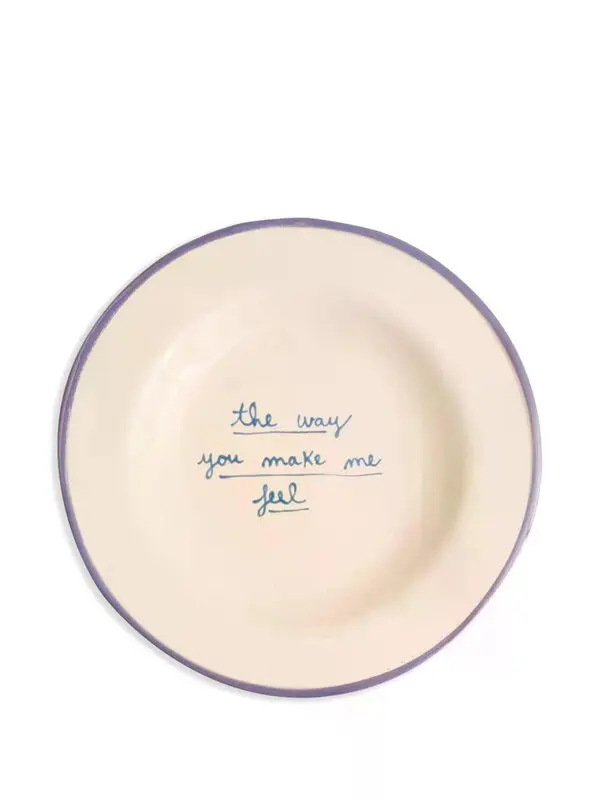 LAETITIA ROUGET Way You Make Me Feel Plate - White