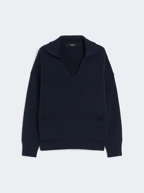 Max Mara Cotton Yarn Polo Sweater