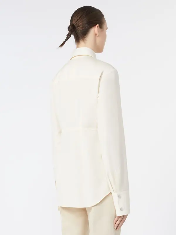 Max Mara Long-sleeved Poplin Shirt