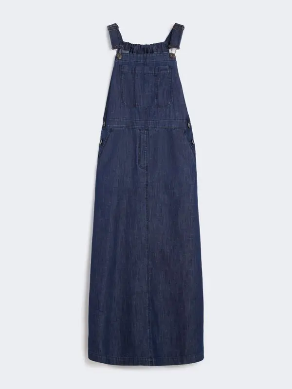 Max Mara Denim Dungaree Dress