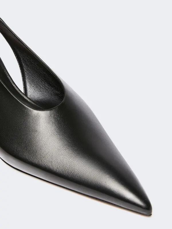 Max Mara Leather Slingbacks