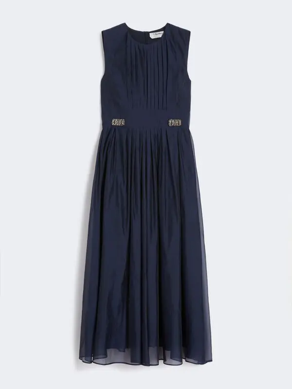 Max Mara Silk-blend Organza Midi Dress