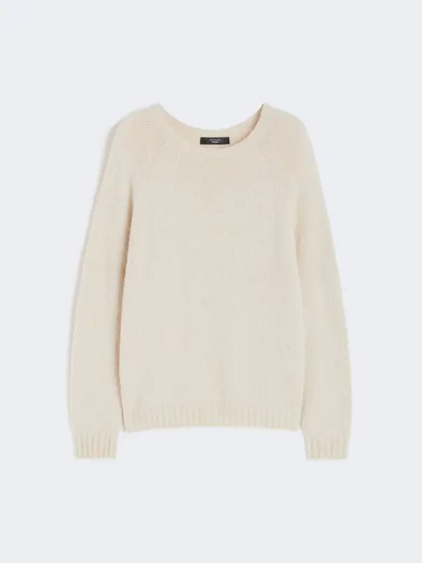 Max Mara Alpaca And Cotton Sweater - Ivory